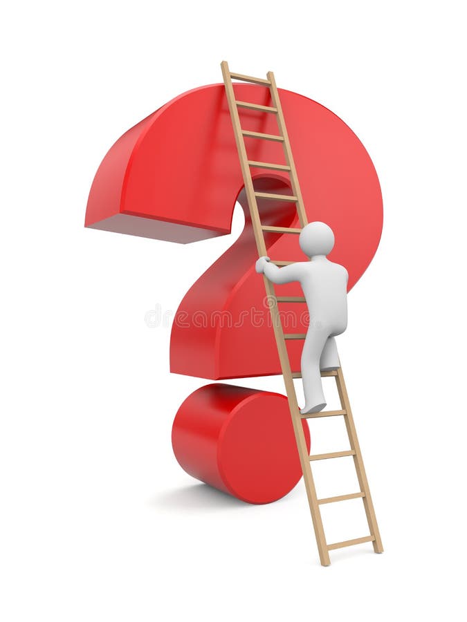 Solving the problem stock illustration. Illustration of partner - 25077628