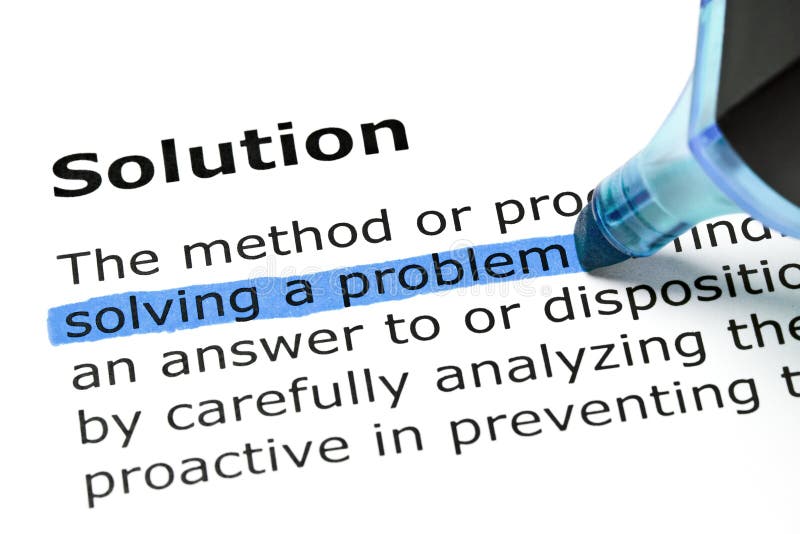 Definition of Problem stock image. Image of mindset, marker - 94021261