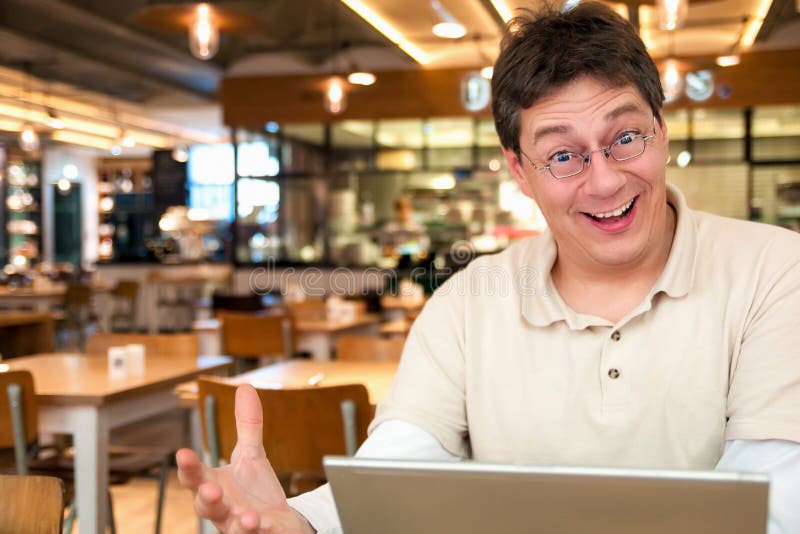 Solving a problem stock photo. Image of computer, gesture - 40211404