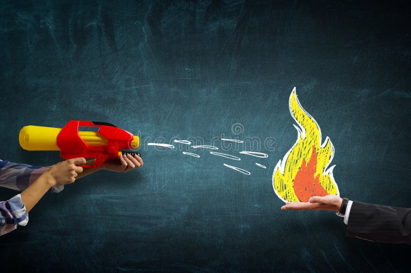 Solving the Problem . Mixed Media Stock Image - Image of colorful ...