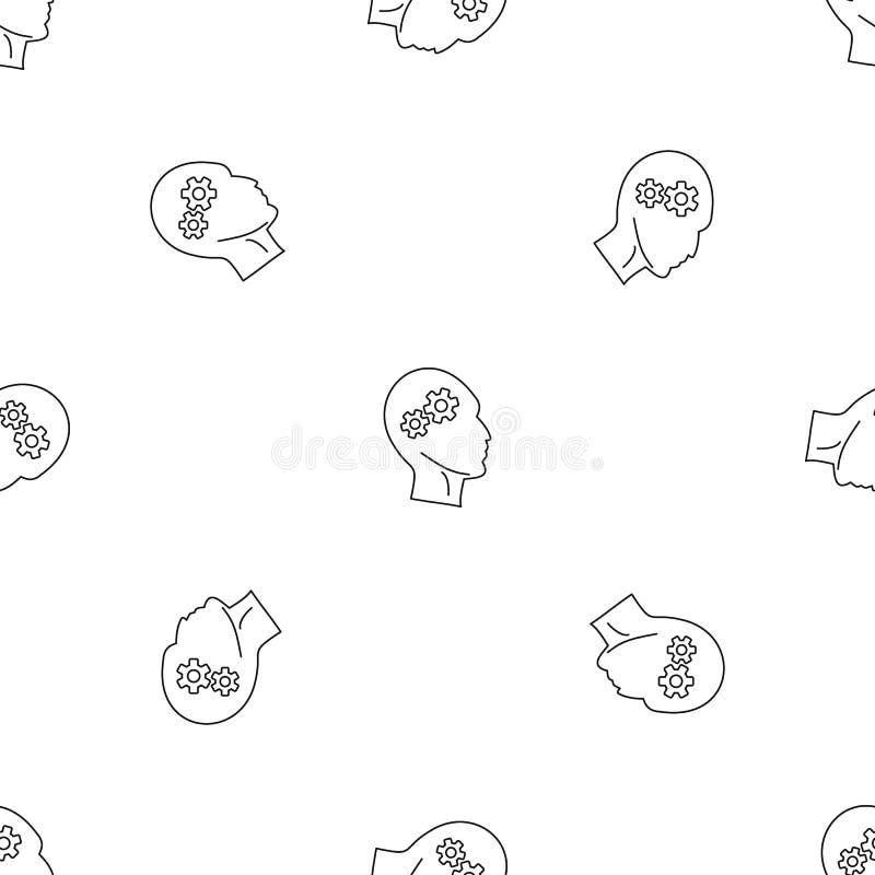 Solving Problem Pattern Seamless Vector Stock Vector - Illustration of ...