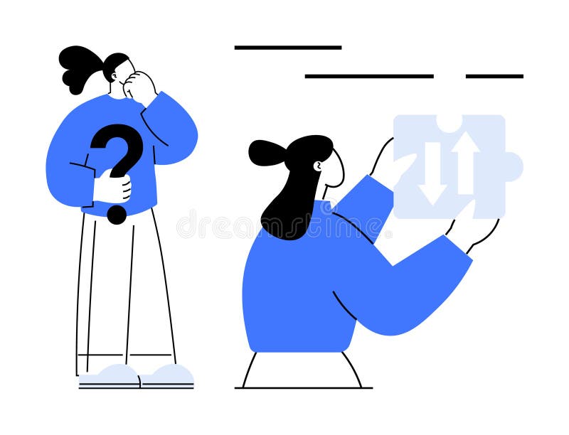 Solving Problems with Innovative Thinking - Depiction of Questioning ...