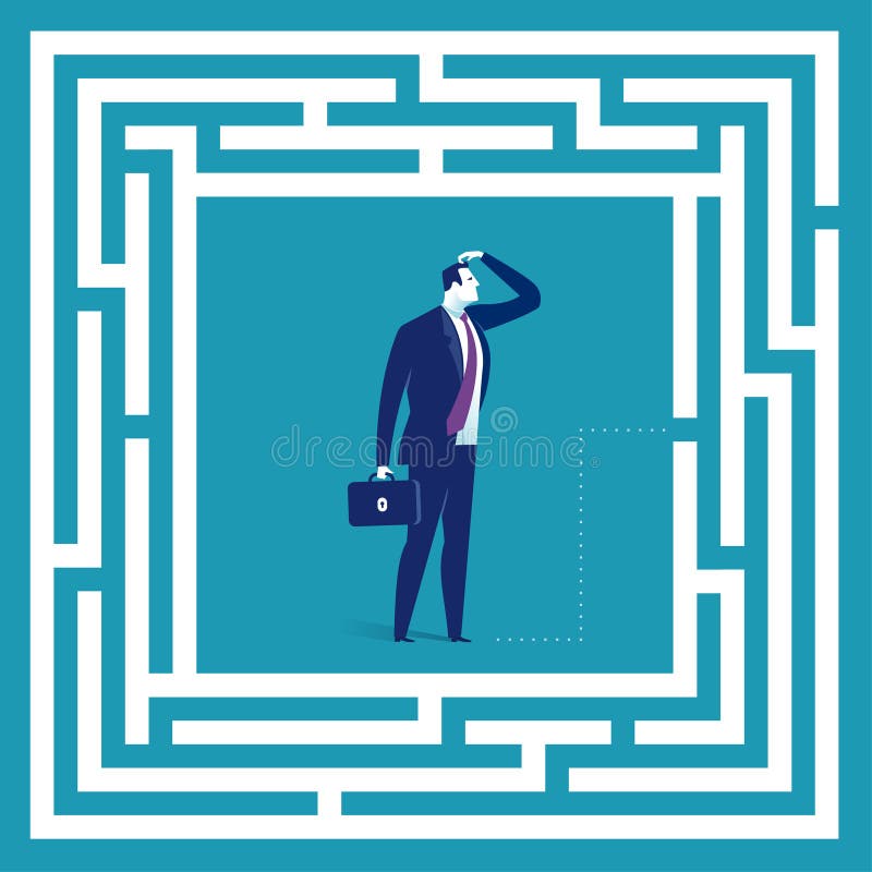 Solving problems stock illustration. Illustration of ideas - 41055415