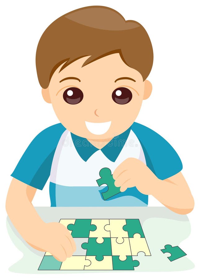 Solving Puzzle stock illustration. Illustration of clipart - 5903936 Solving Puzzle stock illustration. Illustration of clipart - 5903936