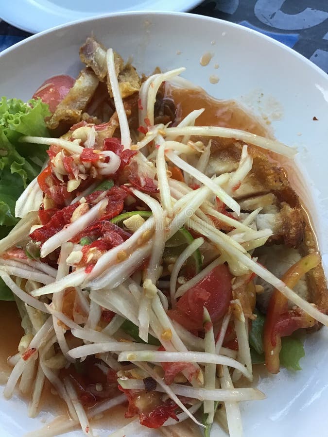 Som-tum stock photo. Image of food, thai, famous - 154075262