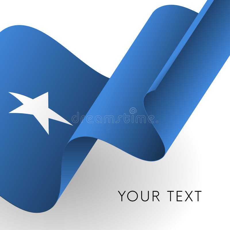 Somalia Flag. Patriotic Design. Vector. Stock Illustration ...