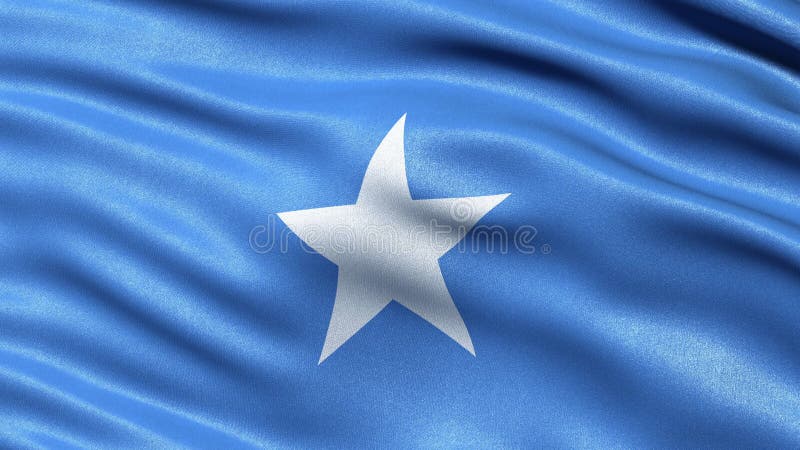 Somalia Waving Flag. National 3d Somali Flag Waving. Sign of Somalia ...