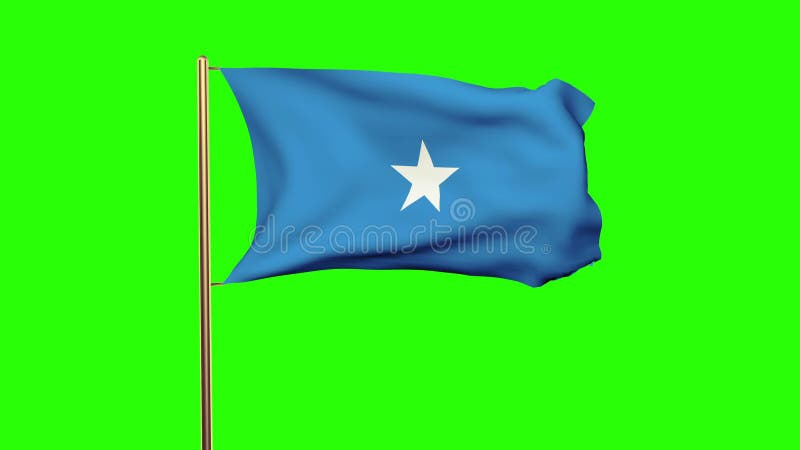 Somalia Waving Flag. National 3d Somali Flag Waving. Sign of Somalia ...