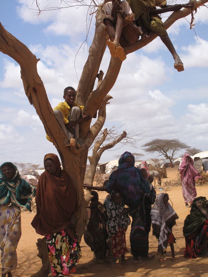 Somalia Hunger Refugee Camp Editorial Stock Photo - Image of illegal ...