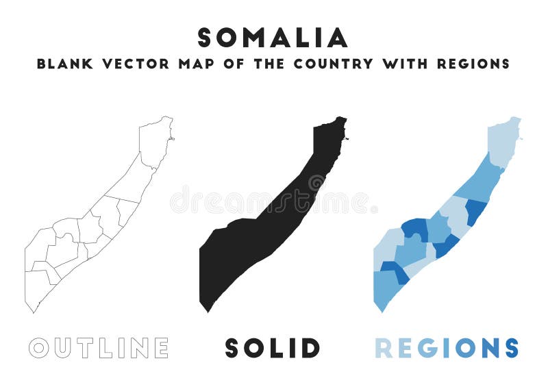 Somalia map. stock vector. Illustration of information - 264049443