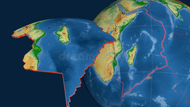 Somalian Plate Presented - Physical Stock Illustration - Illustration ...