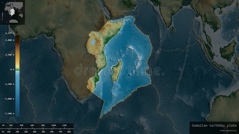 Somalian Plate Described and Presented - Natural Earth Stock ...