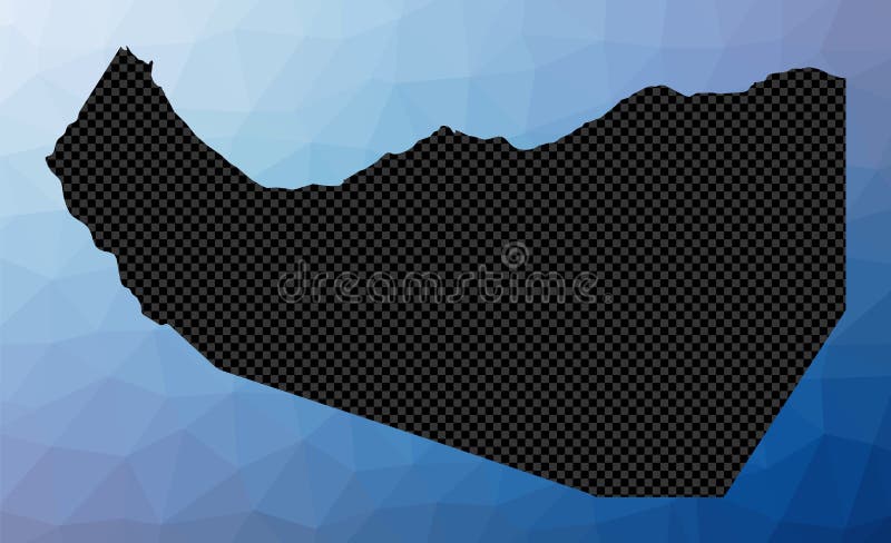 Somaliland geometric map. stock vector. Illustration of poly - 180291662