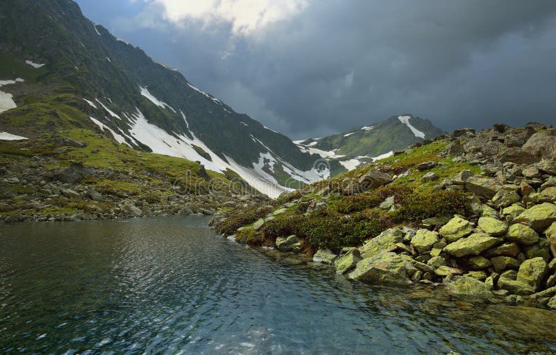 Somber evening stock image. Image of landscape, gloomy - 73449053