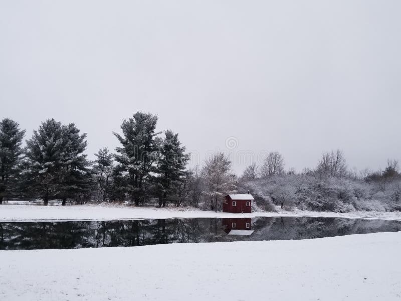 Somber Winter Morning stock image. Image of morning - 175740437