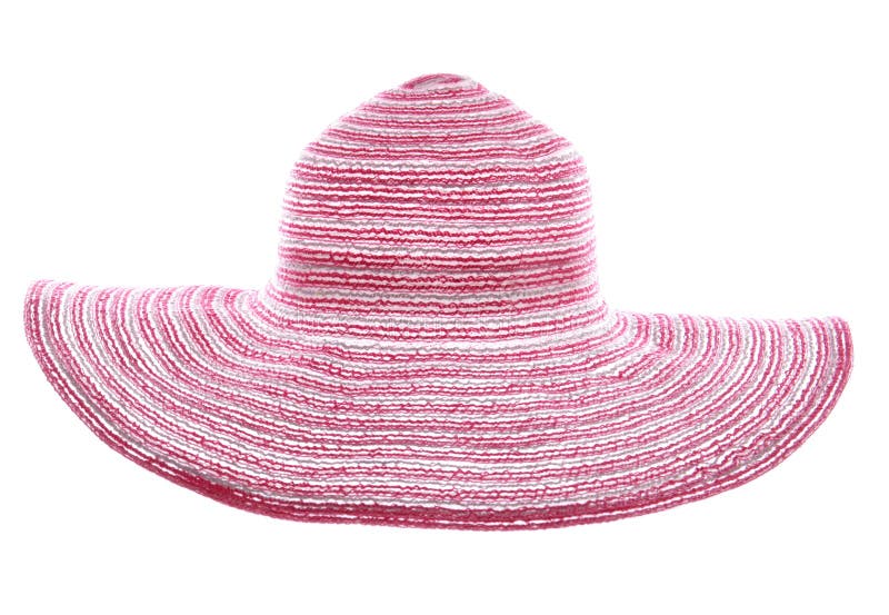 Sombrero Emplumado Color De Rosa De La Vendimia Imagen de archivo ...