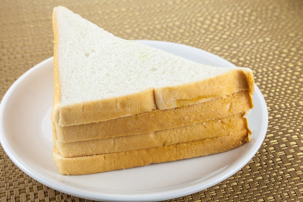 Some bread triangles stock photo. Image of baked, multiple - 52045888