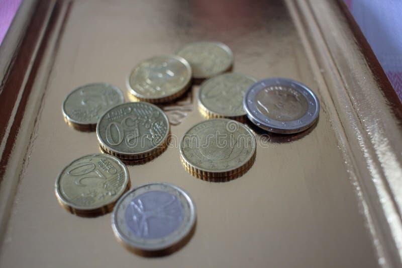 Some Cash Golden Tray Stock Photos - Free & Royalty-Free Stock Photos from Dreamstime