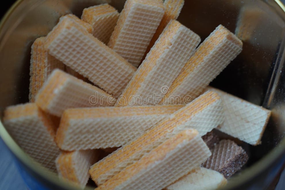 Cheese wafers stock photo. Image of baked, food, pattern - 307396398