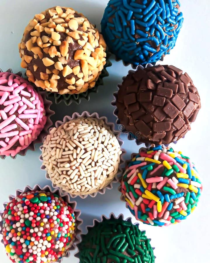 Some of Chocolate Ball Variants Stock Image - Image of fresh, chocolate ...