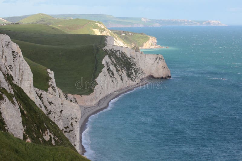 The Beautiful Cliffs of the Jurassic Coastline in the UK Stock Image ...