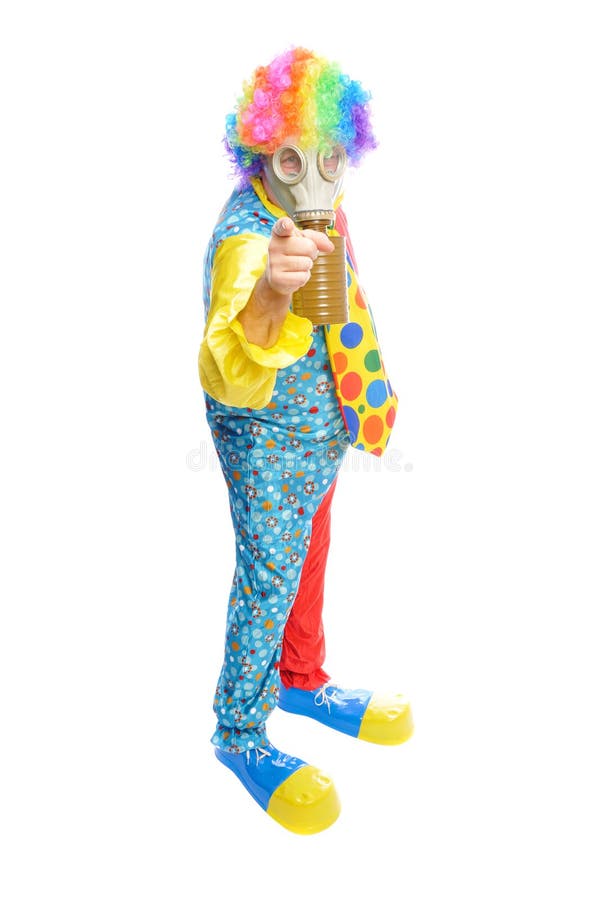 Some Clown Wearing Gas Mask Stock Photos - Free & Royalty-Free Stock ...