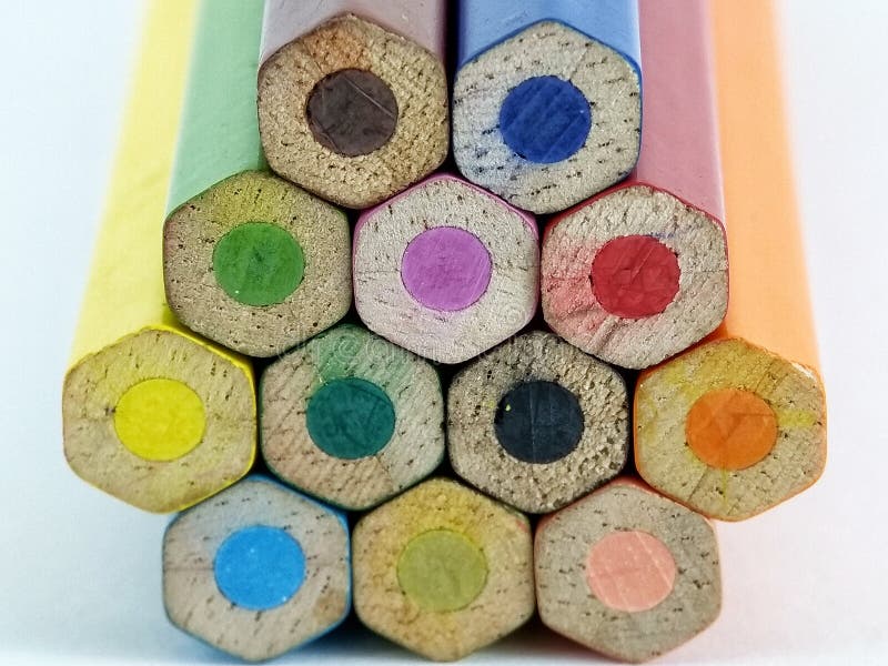 Some colored pencil rods stock photo. Image of collection - 107505938