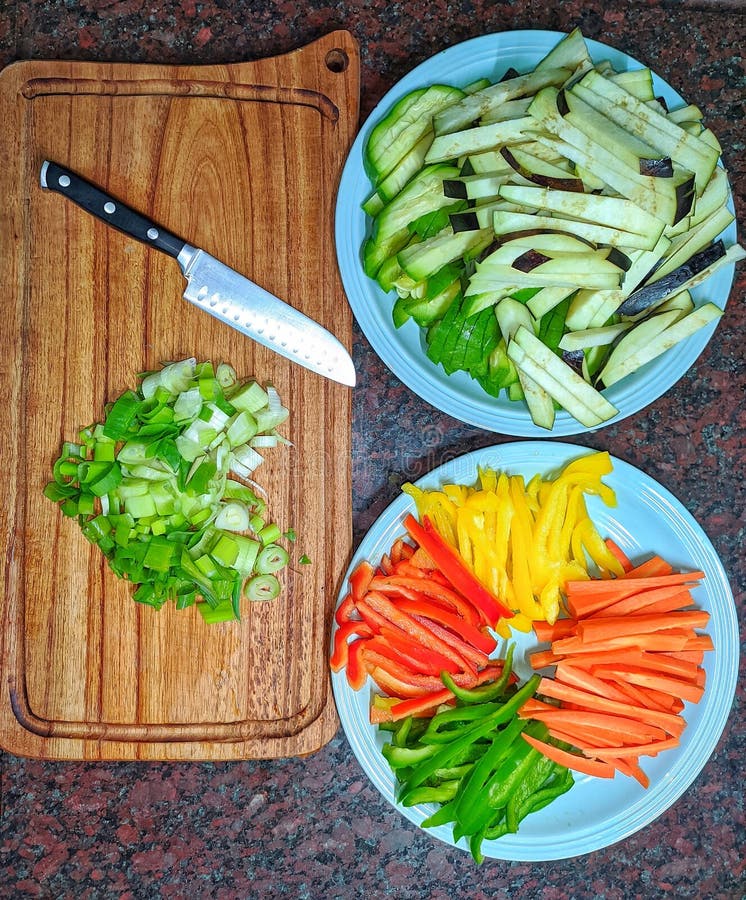 Some Colorful Vegetables for Dinner Food Stock Image - Image of green ...