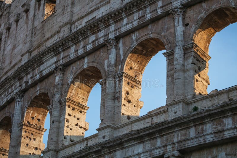 Italy. Rome ( Roma ). Colosseo (Coliseum) Stock Image - Image of ...
