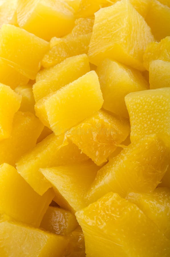 Some Cooked Organic Pumpkin Cubes Stock Image - Image of orange ...