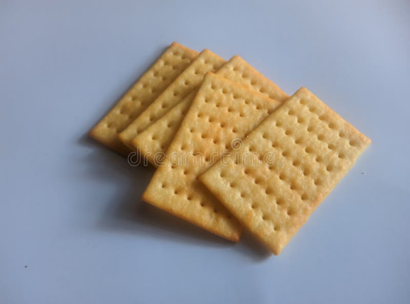 Some Crispy Cheese Cracker Biscuits are Delicious As a Snack Stock ...