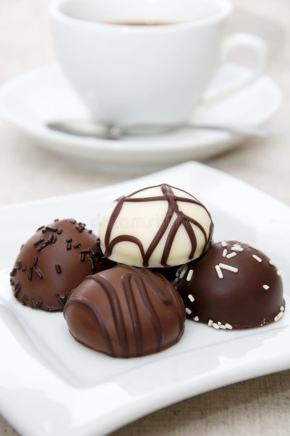 Some Different Chocolate Candies Stock Image - Image of candy ...