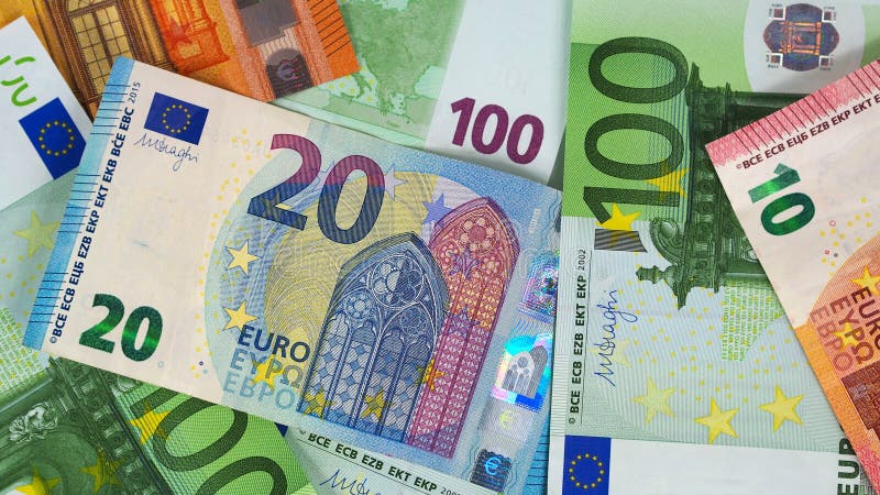 Some Different Notes in Euros Stock Image - Image of euro, notes: 134387567