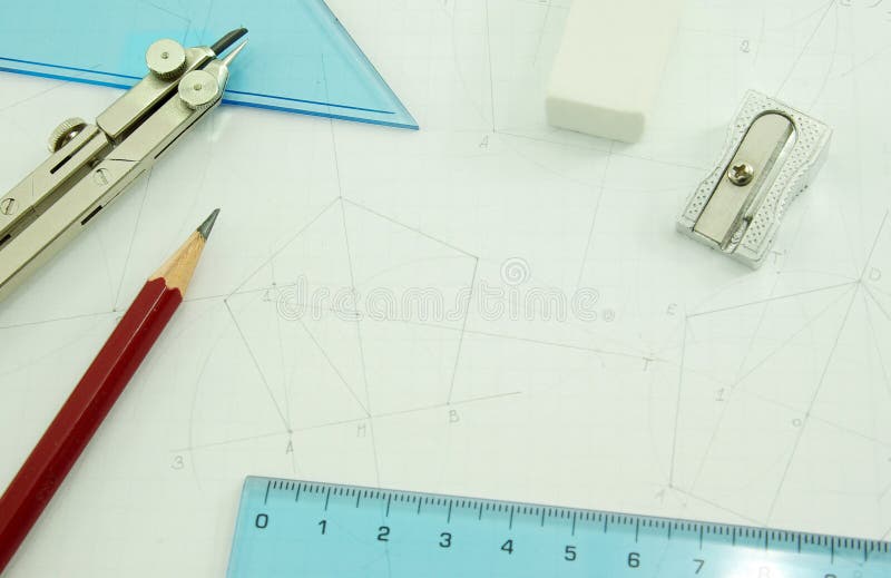 Some drawing tools stock photo. Image of configure, fixture - 38683982
