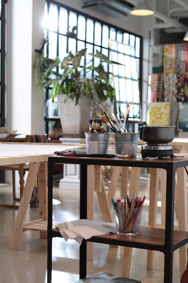 The batik painting studio stock photo. Image of hobby - 102911428