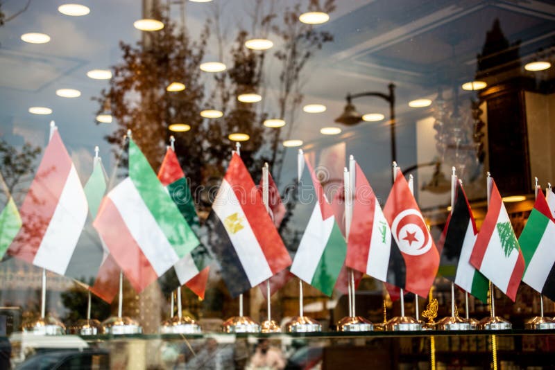 Some Examples of Collection of International Flags Stock Photo - Image ...