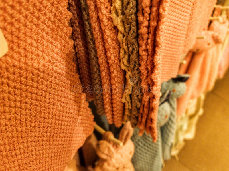 Some Fabric for Mopping on Display Stock Photo - Image of rough, wool ...