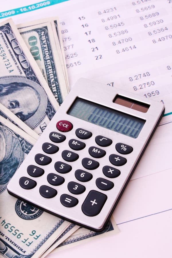 Some financial things stock image. Image of diagram, calculation - 11499987