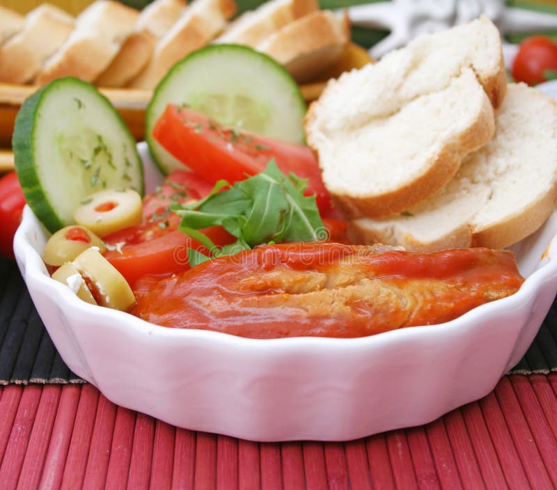 Some fish stock photo. Image of lunch, dinner, cucumbers - 11793284