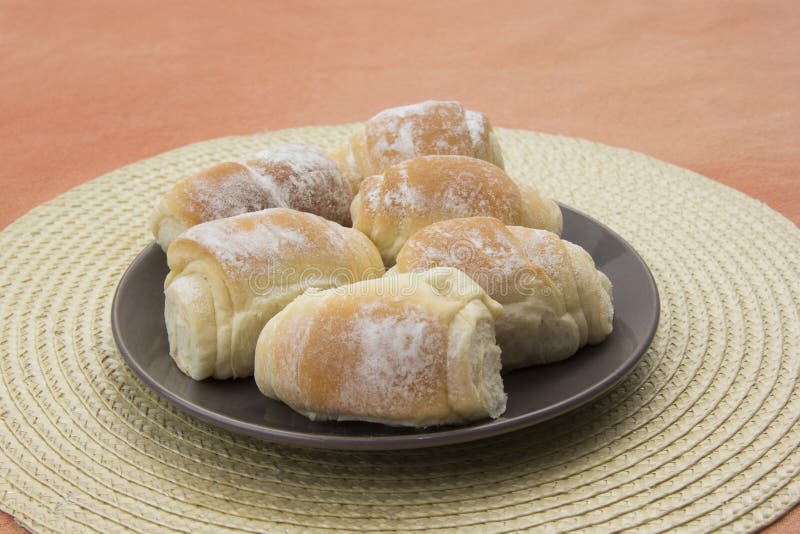 Some Fresh Bread on the Table. Stock Image - Image of wheat, grain ...