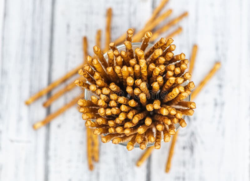 Some Fresh Made Sal Sticks Close Up Shot Stock Photo - Image of food ...