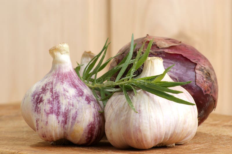 Some fresh organic garlic stock photo. Image of clove - 15007558