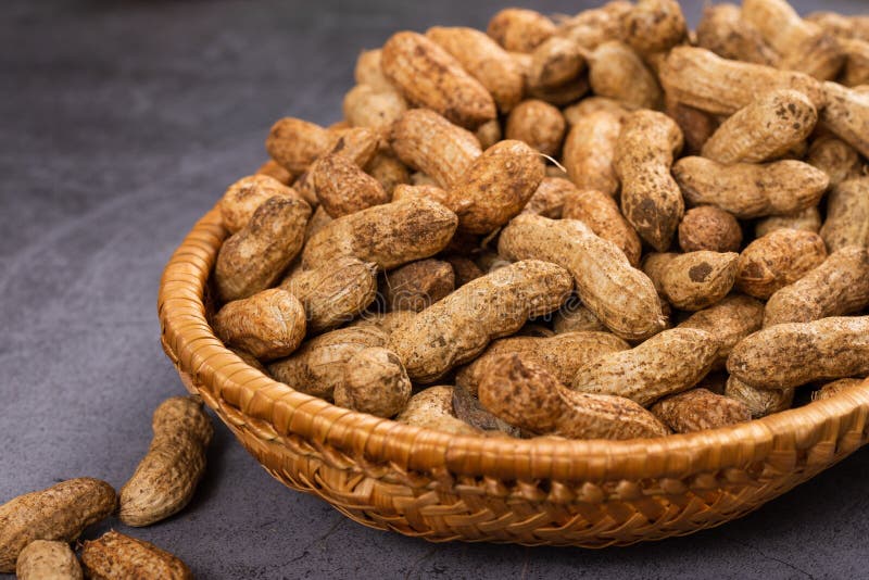 Fresh Raw Peanuts in the Shell Sold at Market Stock Image - Image of ...
