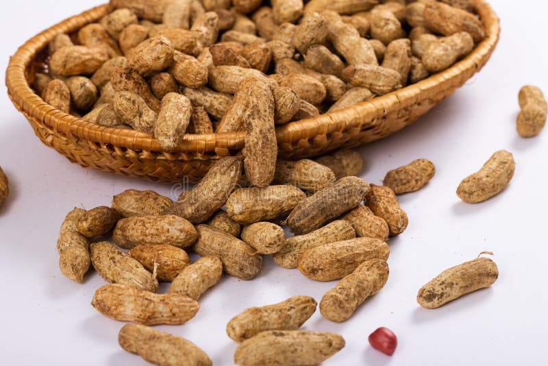 Fresh Raw Peanuts in the Shell Sold at Market Stock Image - Image of ...