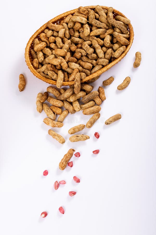 Fresh Raw Peanuts in the Shell Sold at Market Stock Image - Image of ...