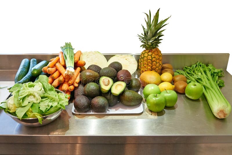 Fruits and Vegetable Ready for Cooking Stock Image - Image of fruit ...