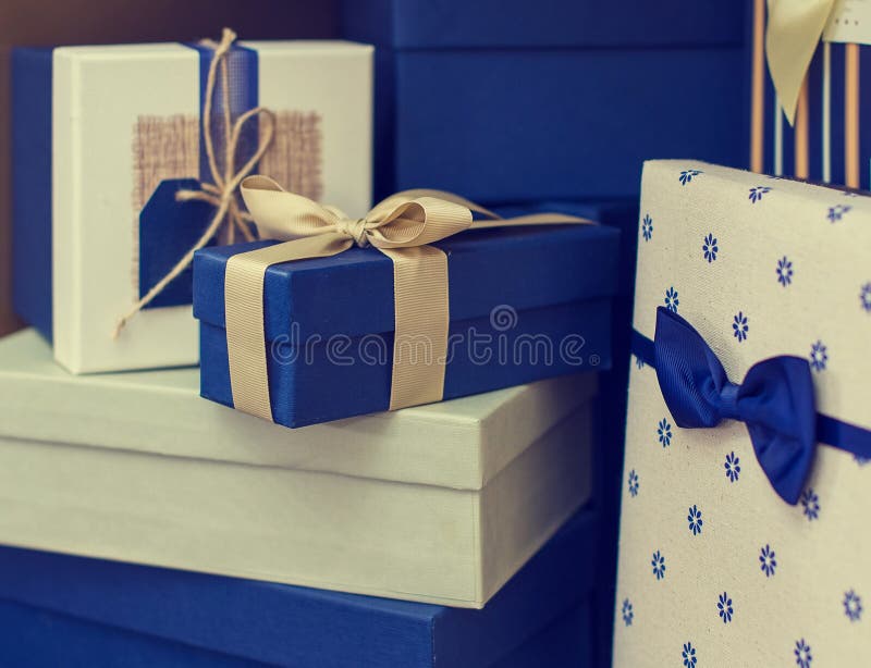 Some gift boxes stock image. Image of celebrate, party - 79747593