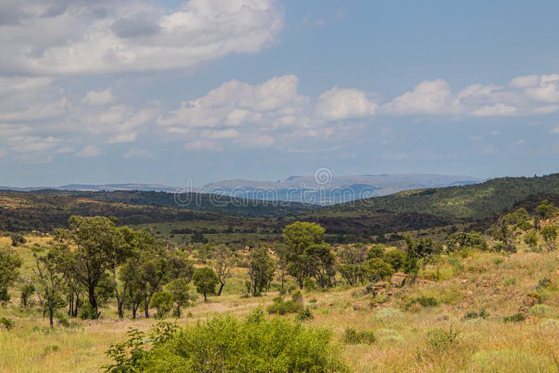 Some of the Hills of the Magaliesberg Range Stock Photo - Image of ...