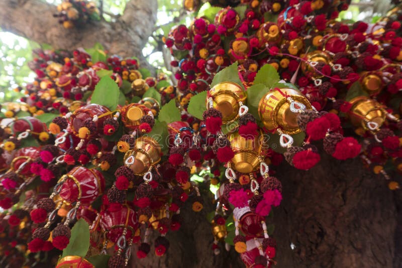In Some Hindu Temples, Some Such Object is Placed on a Tree for the ...