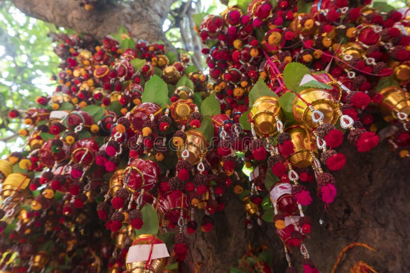 In Some Hindu Temples, Some Such Object is Placed on a Tree for the ...